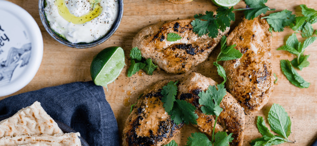 Tandoori Spiced Chicken with Mint Yoghurt - Tamar Valley Dairy
